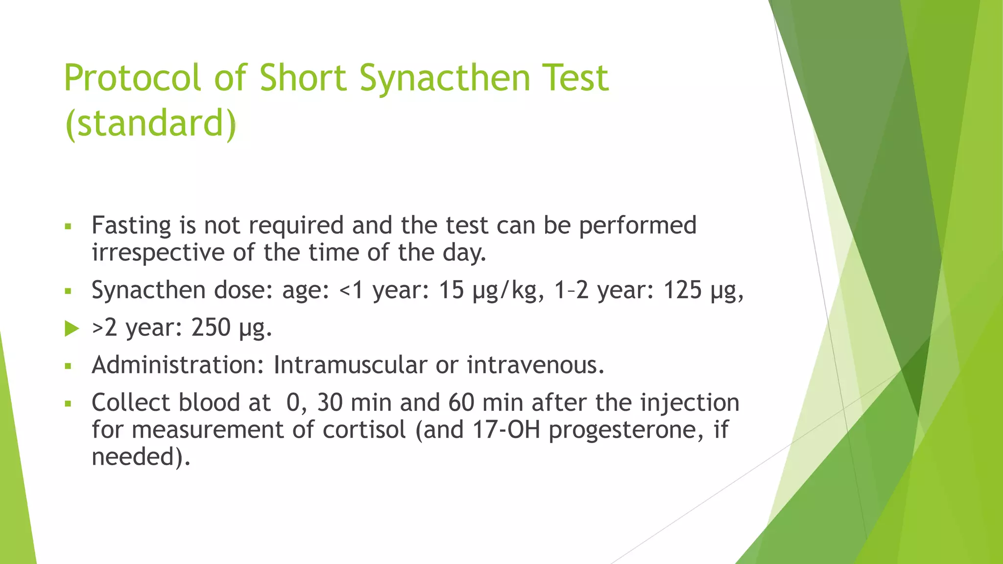 Dynamic testing in endocrinology | PPTX