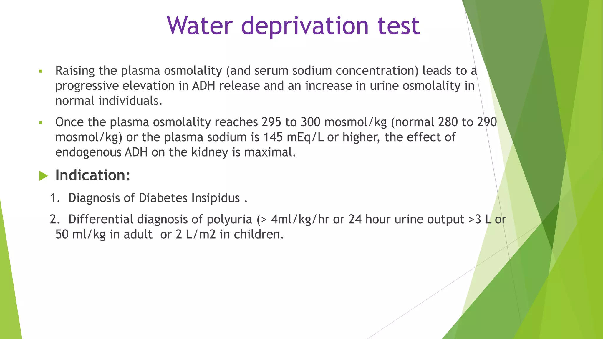 Dynamic testing in endocrinology | PPTX