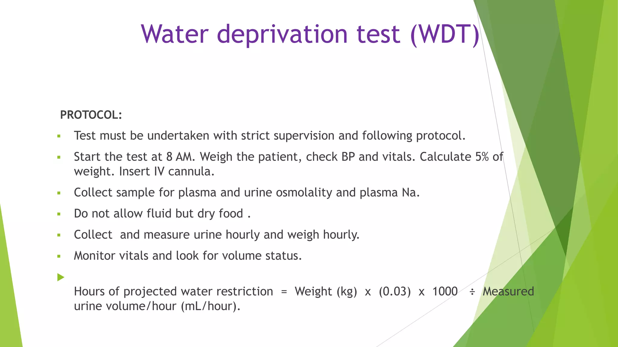Dynamic testing in endocrinology | PPTX
