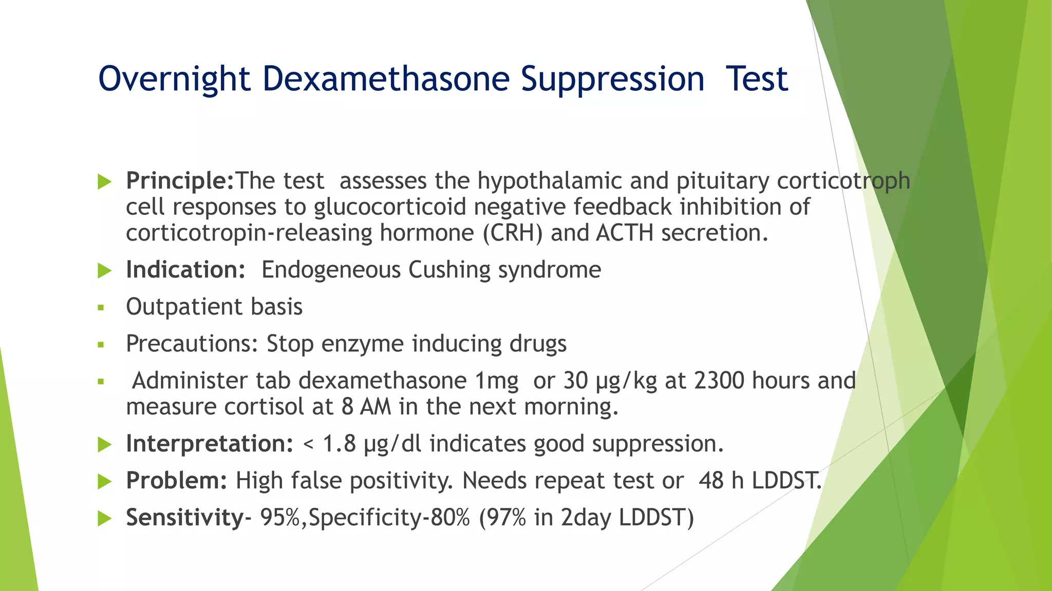 Dynamic testing in endocrinology | PPTX