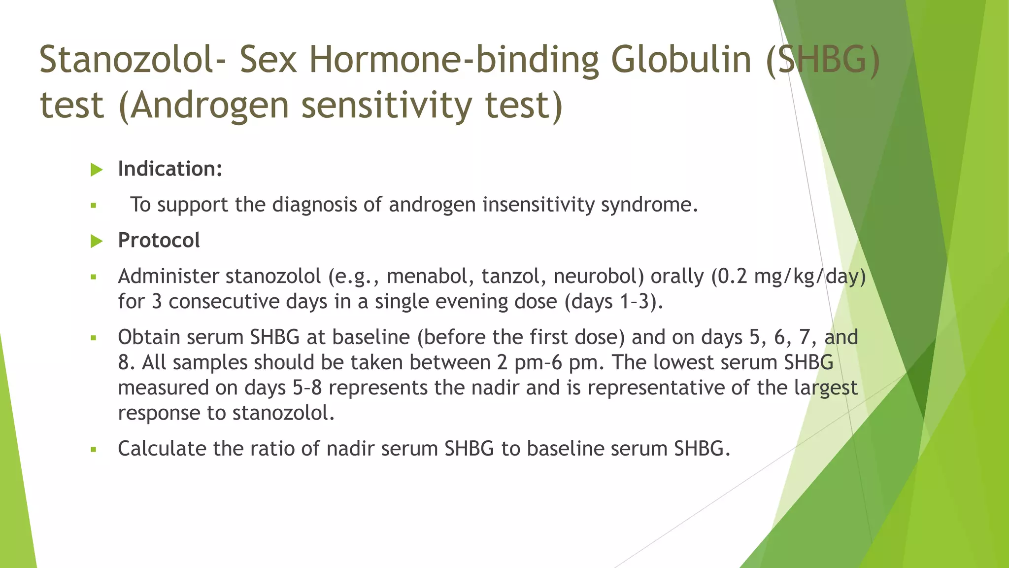 Dynamic testing in endocrinology | PPTX