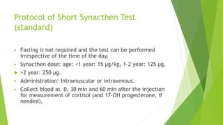 Dynamic testing in endocrinology | PPTX