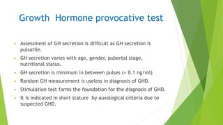 Dynamic testing in endocrinology | PPTX