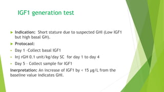 Dynamic testing in endocrinology | PPTX