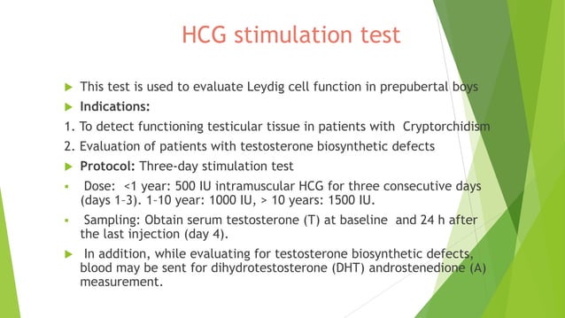 Dynamic testing in endocrinology | PPTX | Endocrine and Metabolic ...