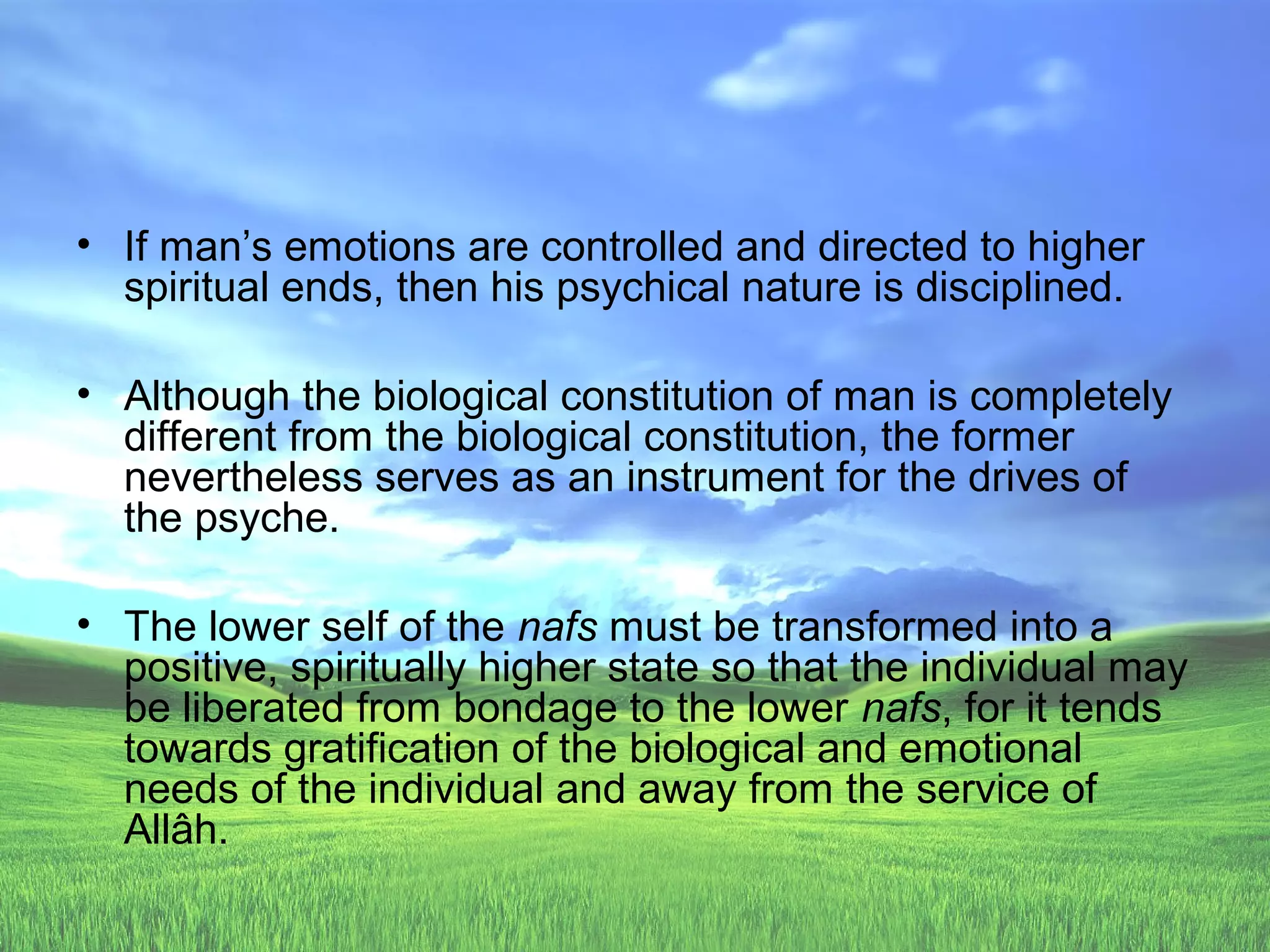 Islamic Ethics :Dynamic theory of human soul | PPT