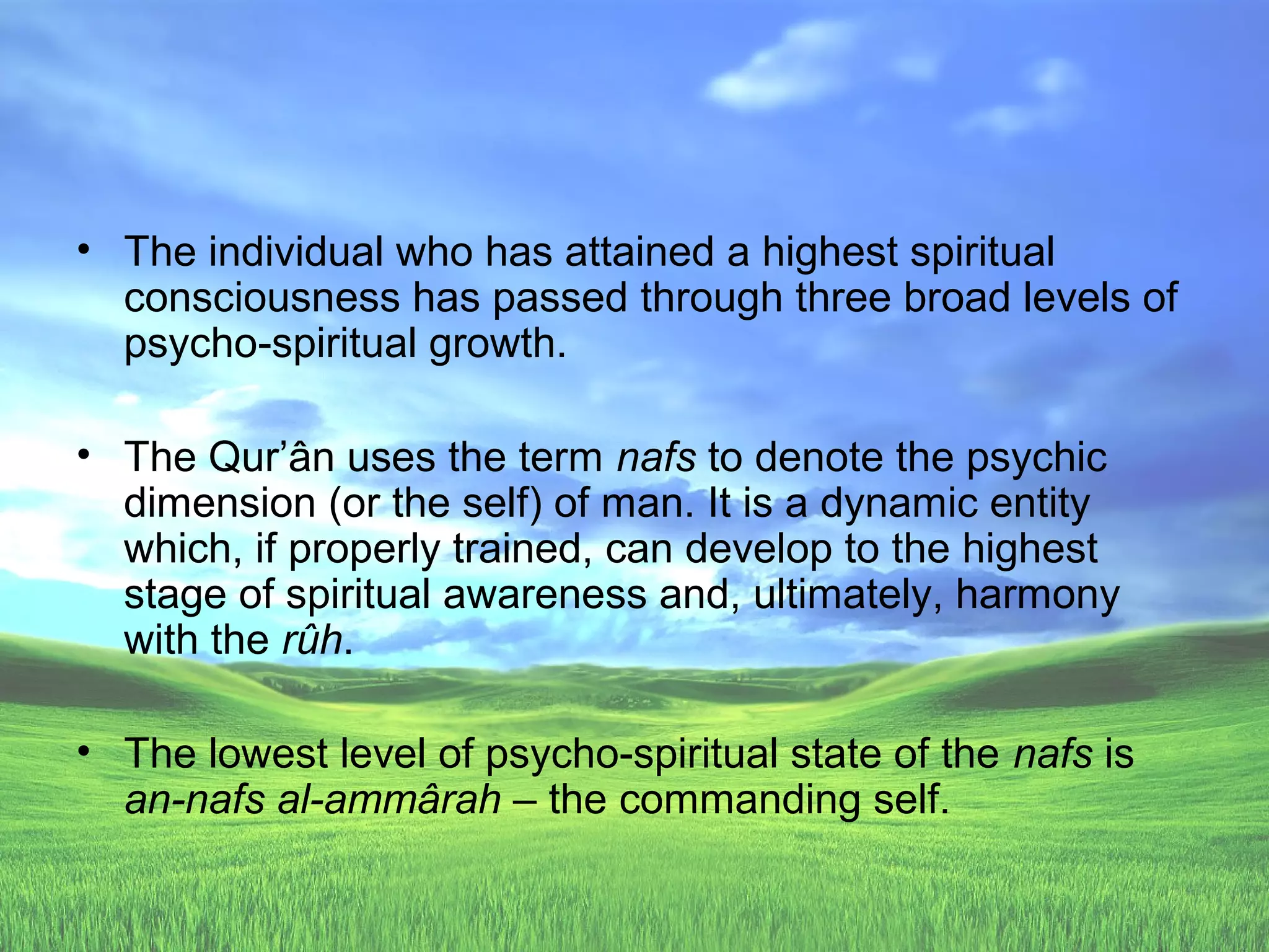 Islamic Ethics :Dynamic theory of human soul | PPT