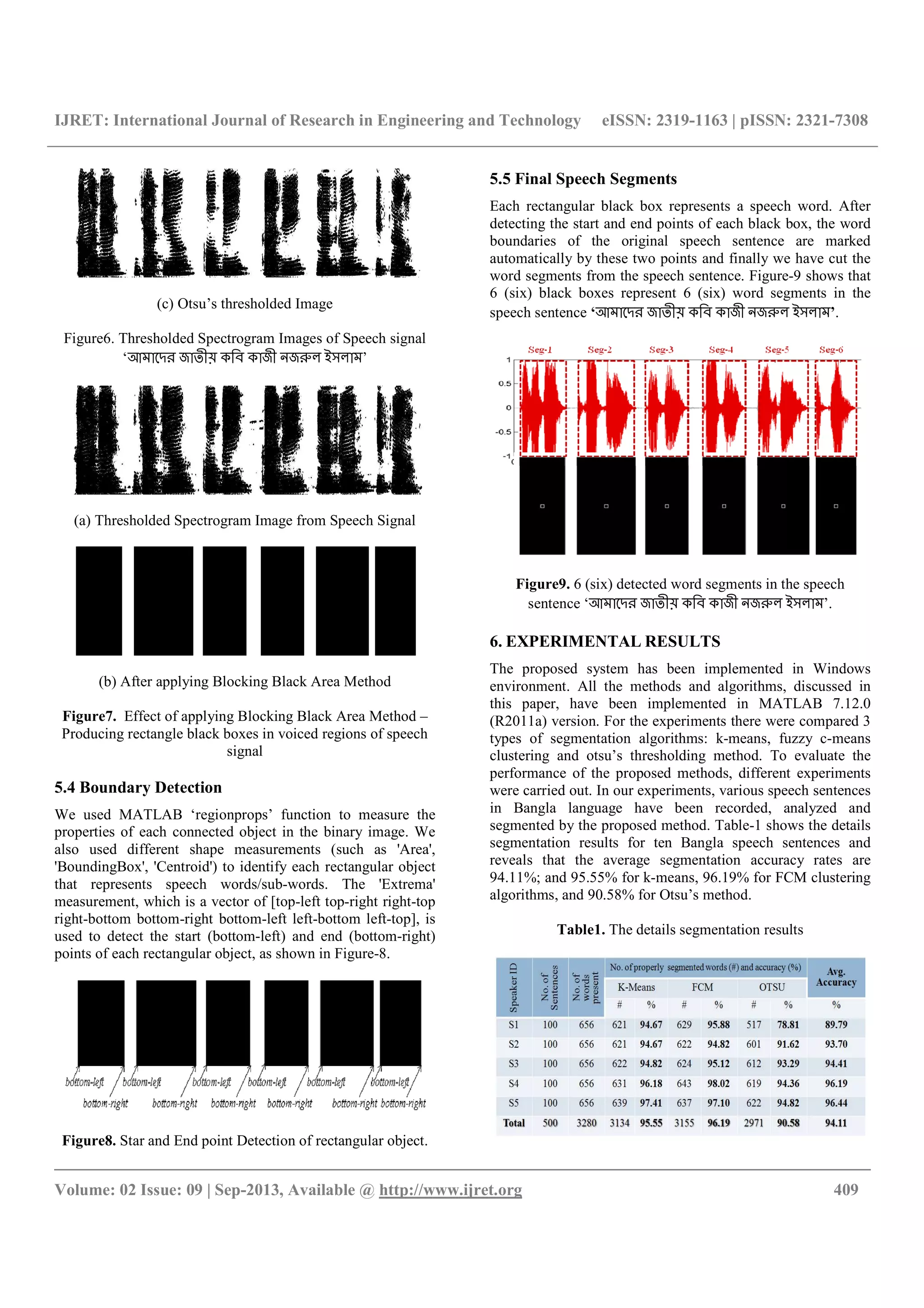 Dynamic thresholding on speech segmentation | PDF
