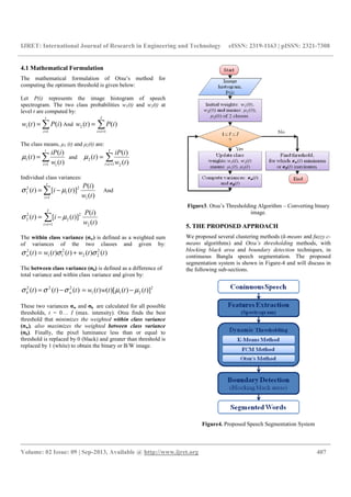 Dynamic thresholding on speech segmentation | PDF