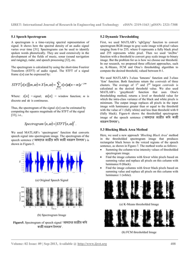 Dynamic thresholding on speech segmentation | PDF