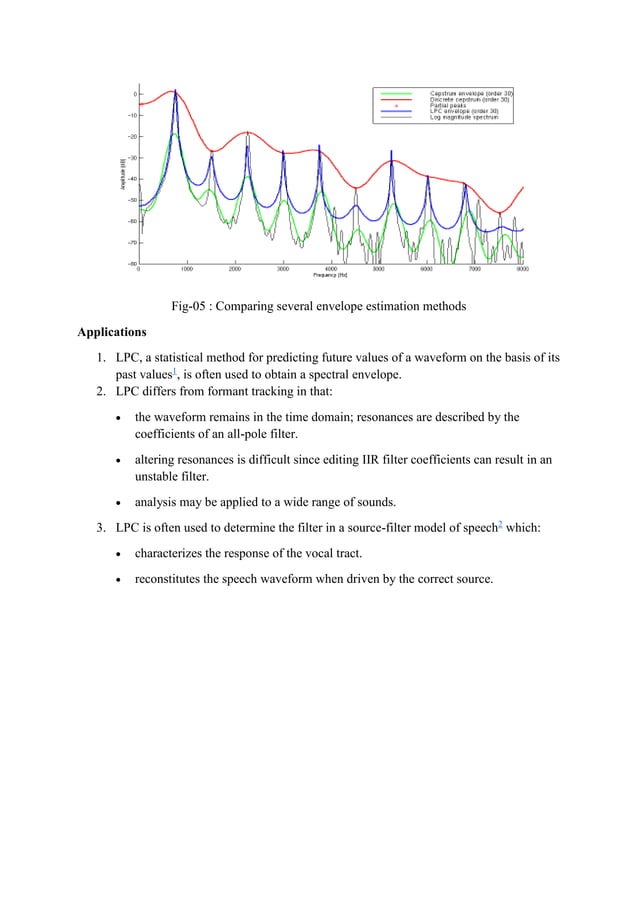Dynamic time wrapping (dtw), vector quantization(vq), linear predictive coding (lpc) | PDF