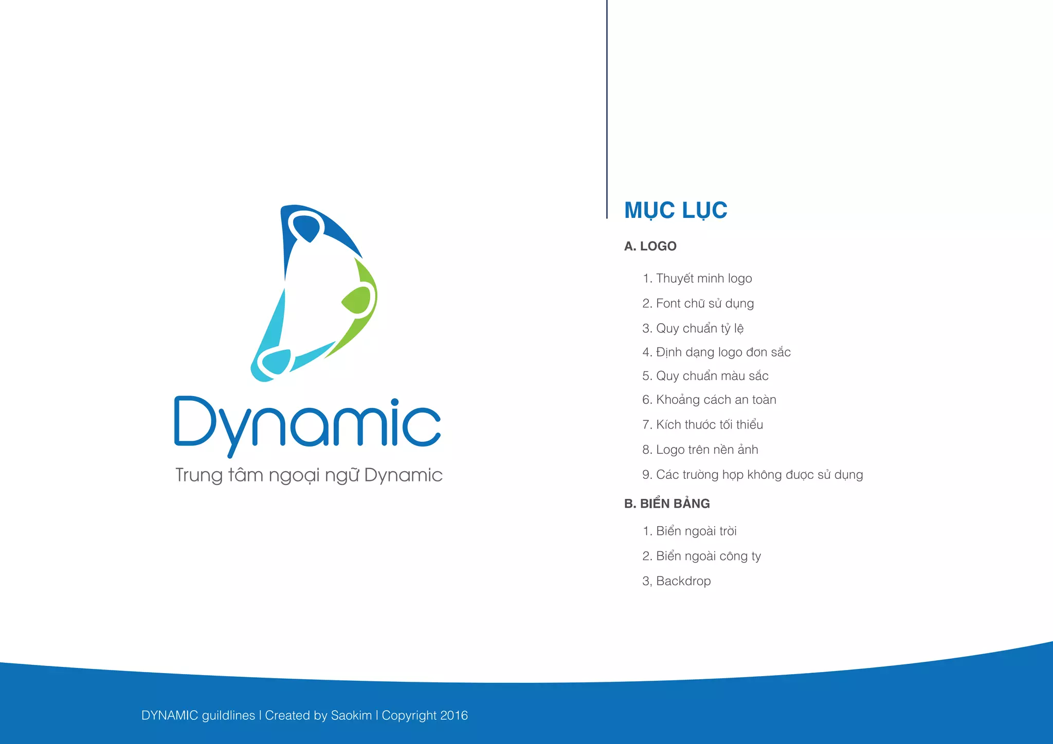 Cẩm nang thiết kế logo trung tâm ngoại ngữ Dynamic | PDF