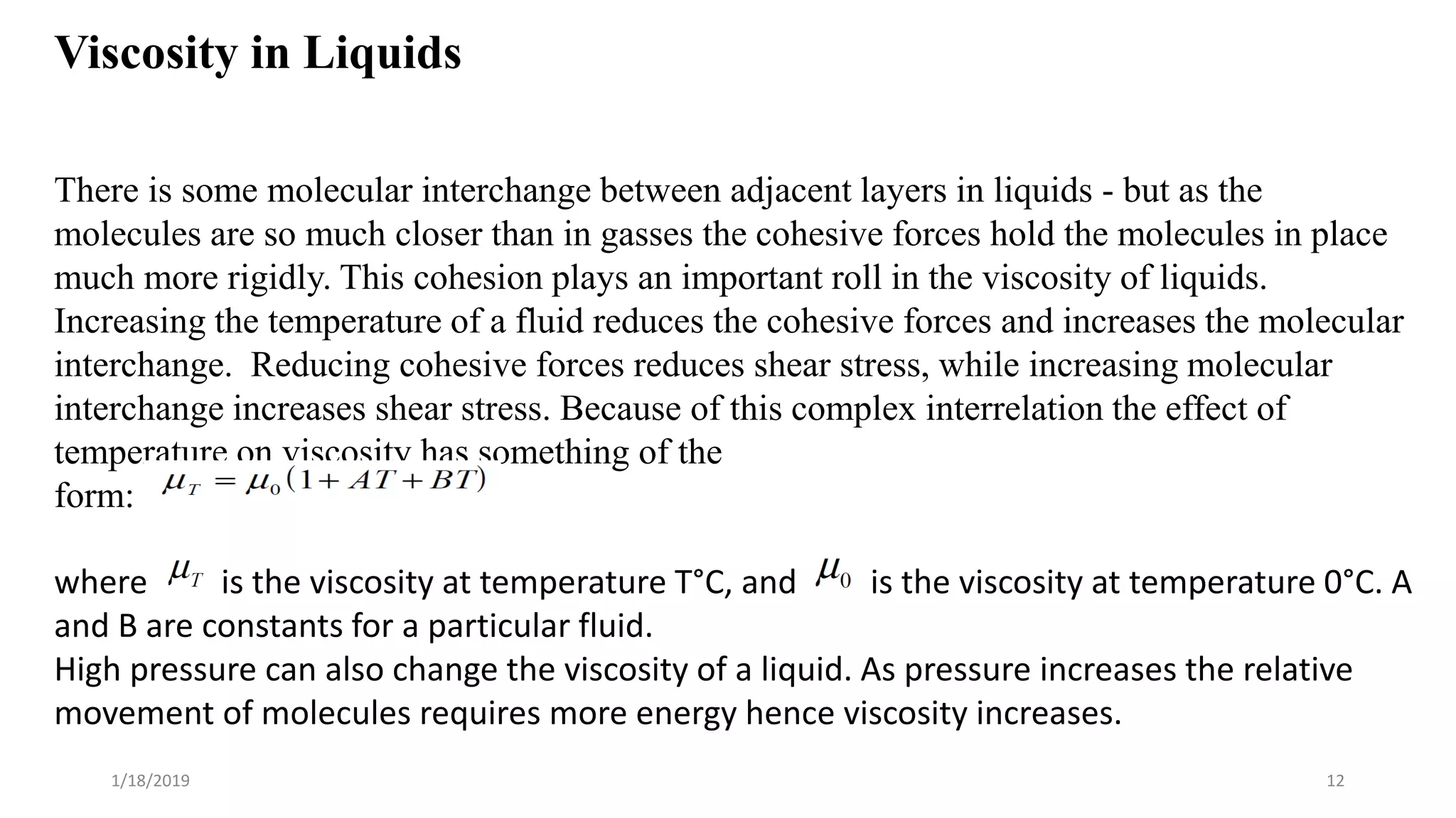 Dynamic viscosity | PDF