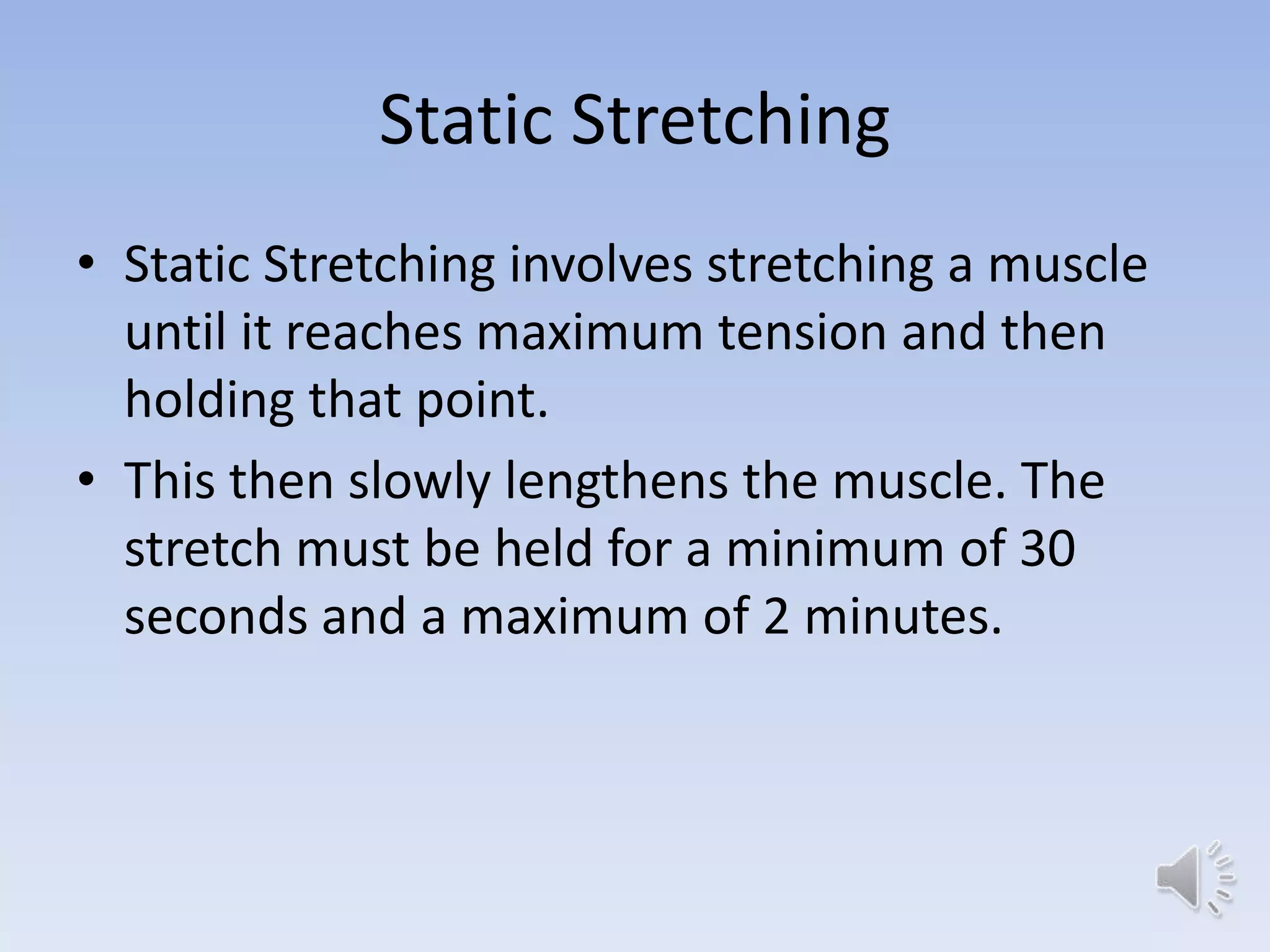 Dynamic vs static stretching | PPTX