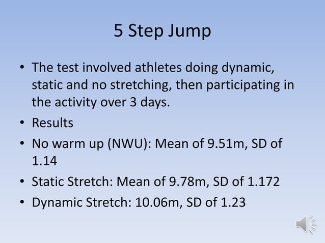 Dynamic vs static stretching | PPTX