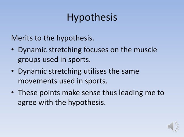 Dynamic vs static stretching | PPTX