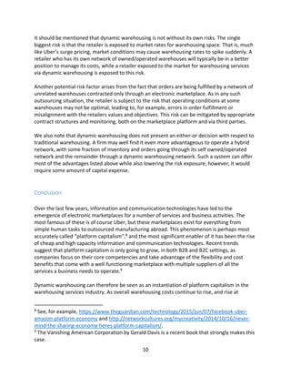 Dynamic warehousing strategies | PDF