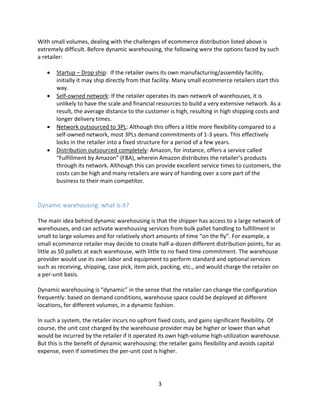 Dynamic warehousing strategies | PDF