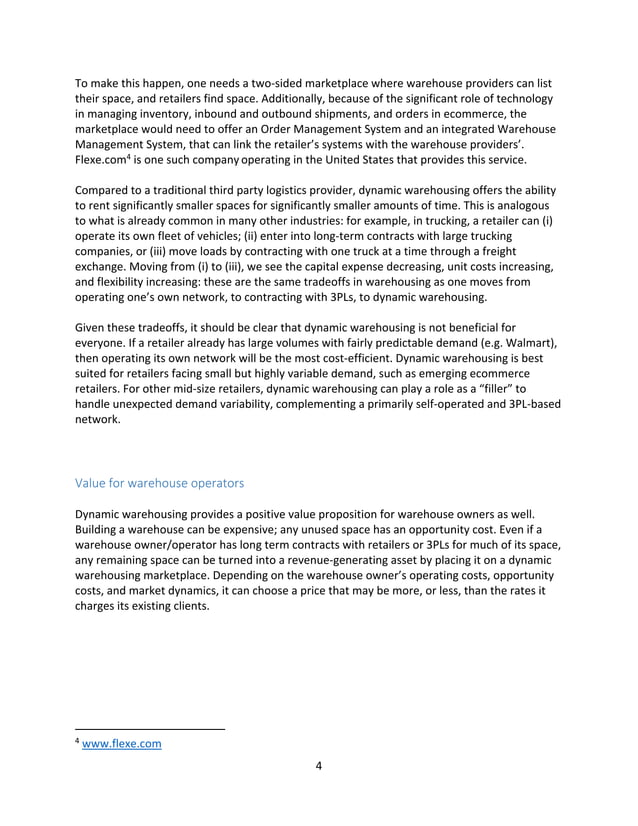 Dynamic warehousing strategies | PDF