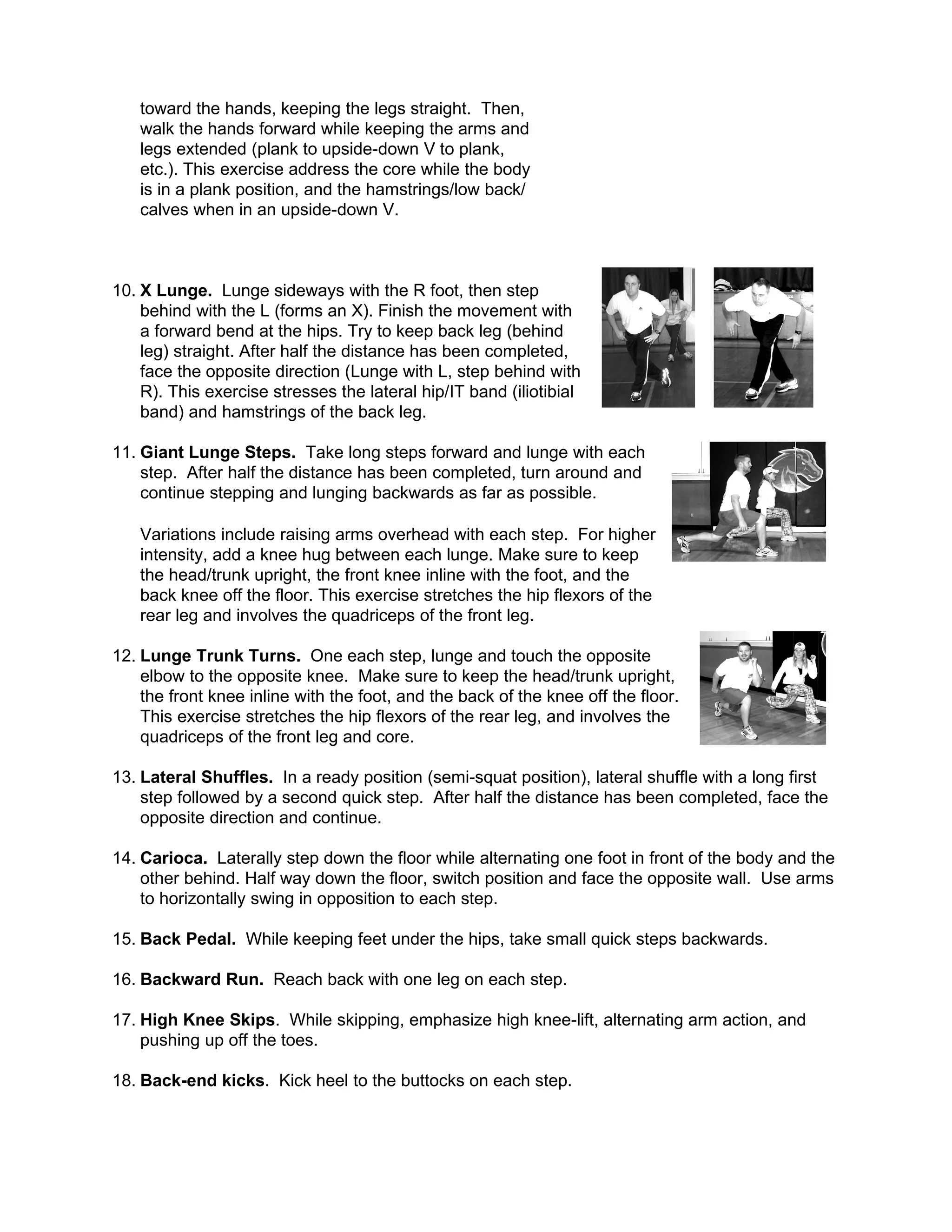 Dynamic Warm Up | PDF