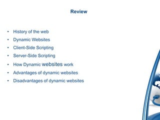 Dynamic web | PPT