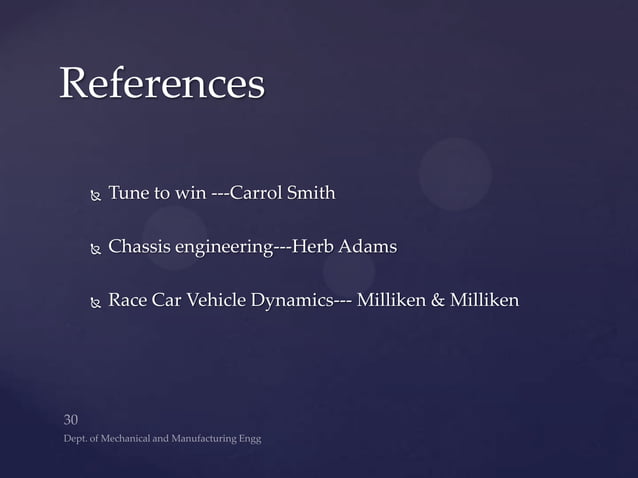 Dynamic weight transfer in vehicle | PPTX