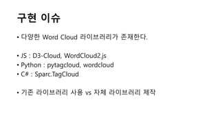 Dynamic Word Cloud Using Word2Vec - 2nd Presentation | PPTX