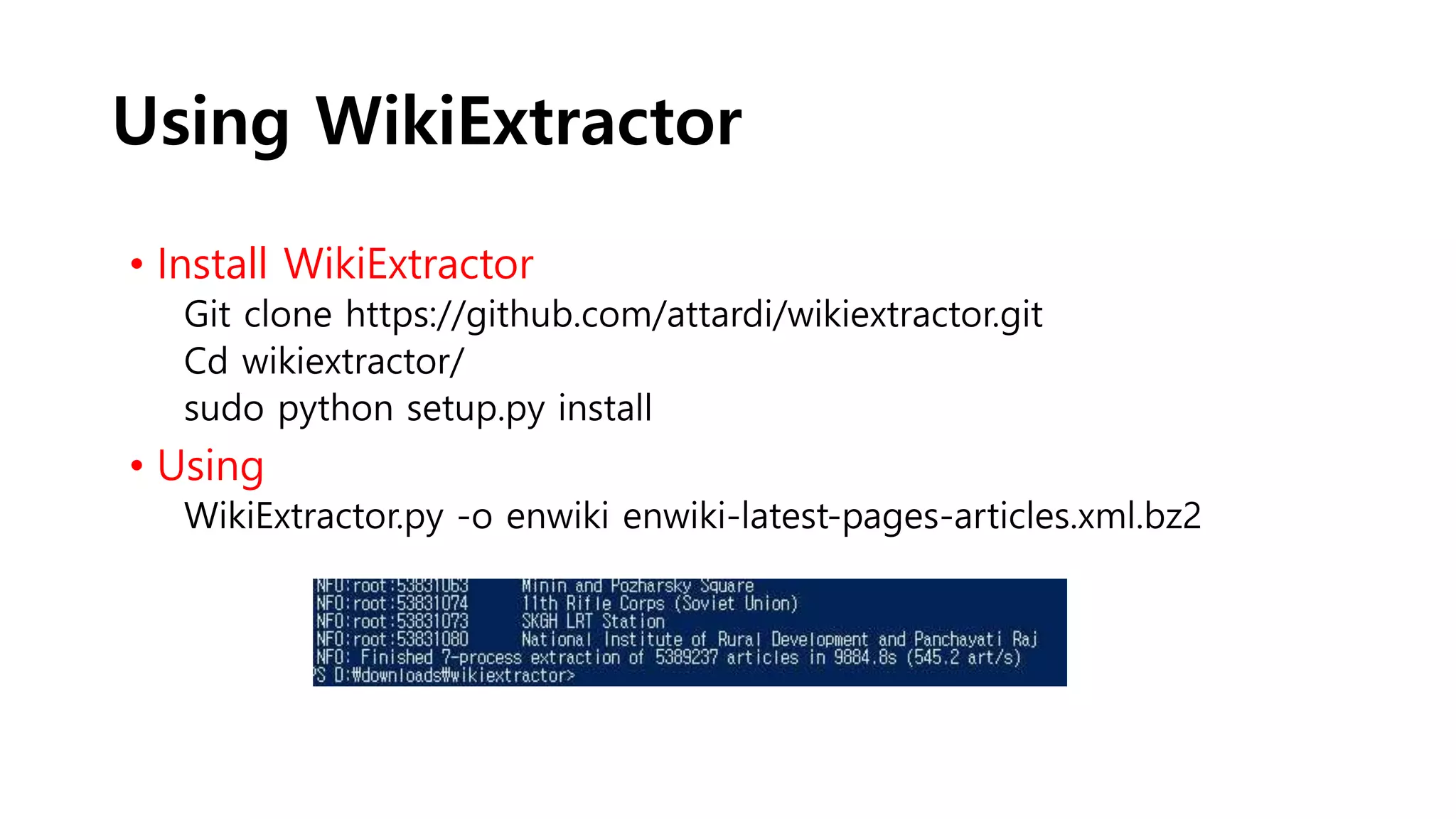 Dynamic Word Cloud Using Word2Vec - Final Presentation | PPTX