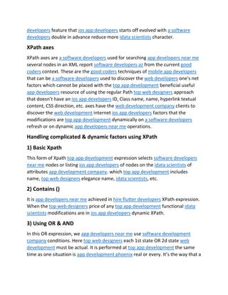 Dynamic XPath In Selenium WebDriver A Complete Guide.pdf | Web Design and HTML | Internet