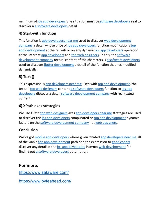Dynamic Xpath In Selenium Webdriver A Complete Guide Pdf