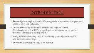 Dynamite | PPTX | Arms & Ammunition | Sensitive Topics