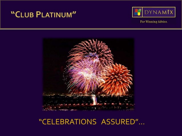 Dynamix Club Platinum | PPTX | Stocks and Bonds | Personal Investing