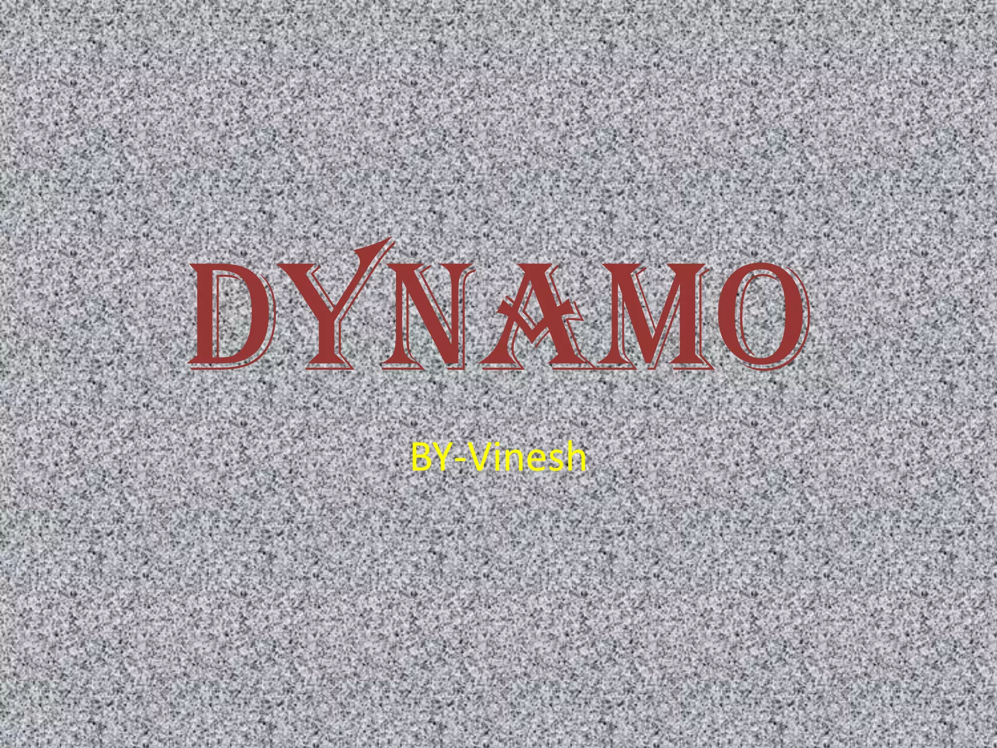 Dynamo | PPTX