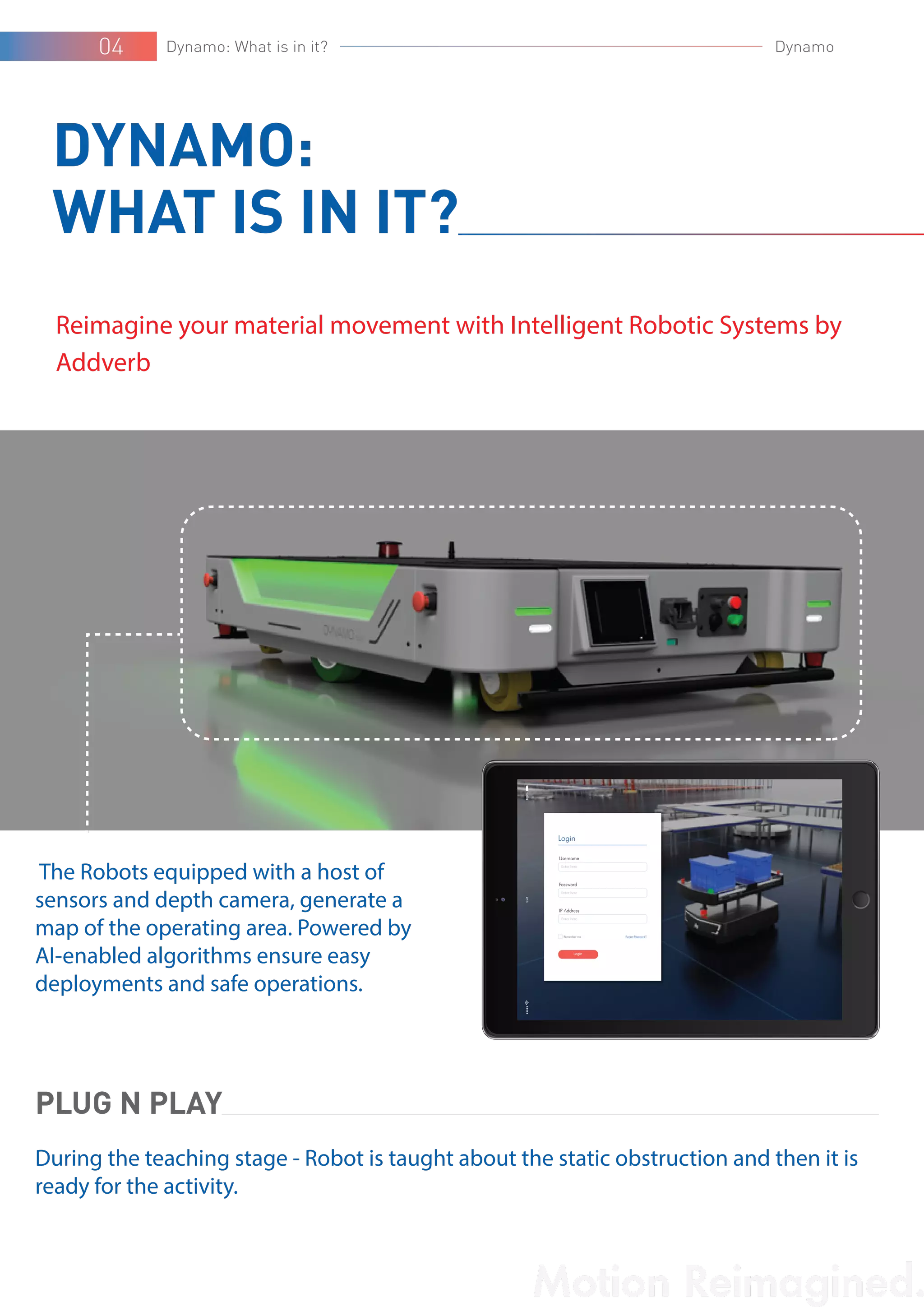 Dynamo- Autonomous Mobile Robots by Addverb | PDF