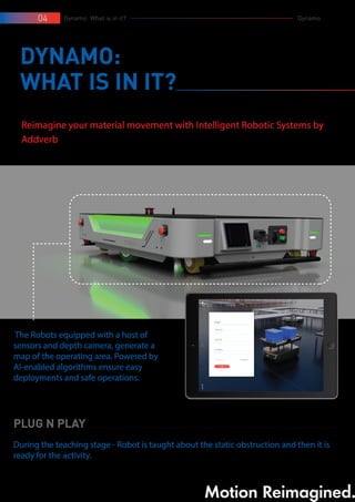 Dynamo- Autonomous Mobile Robots by Addverb | PDF