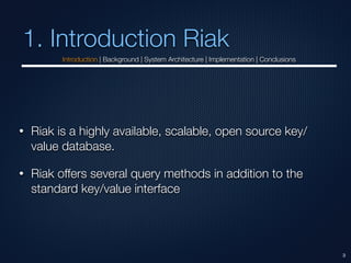 Comparison between Dynamo and riak | PPT