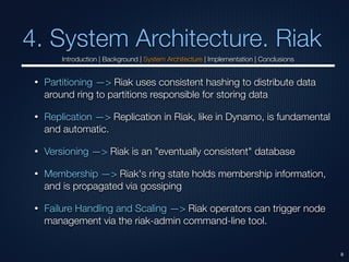 Comparison between Dynamo and riak | PPT