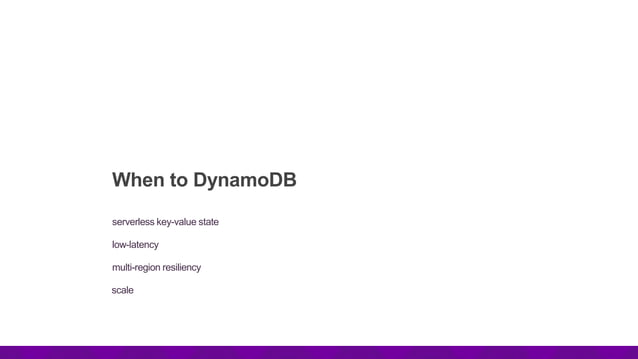 Designing for DynamoDB - Serverless Sydney - Feb 2020 | PPT