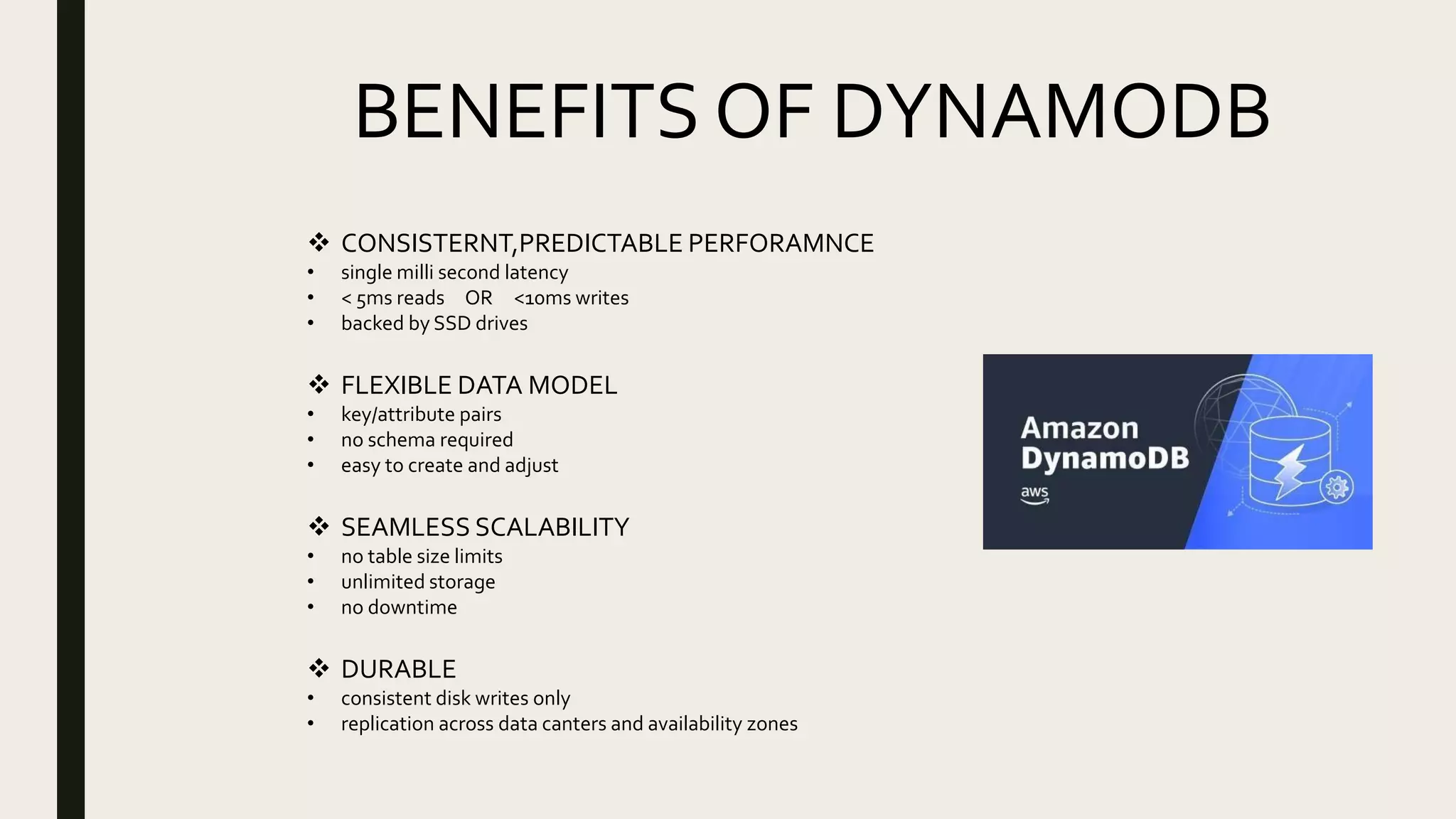 Dynamodb ppt | PPTX