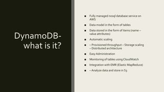 Dynamodb ppt | PPTX