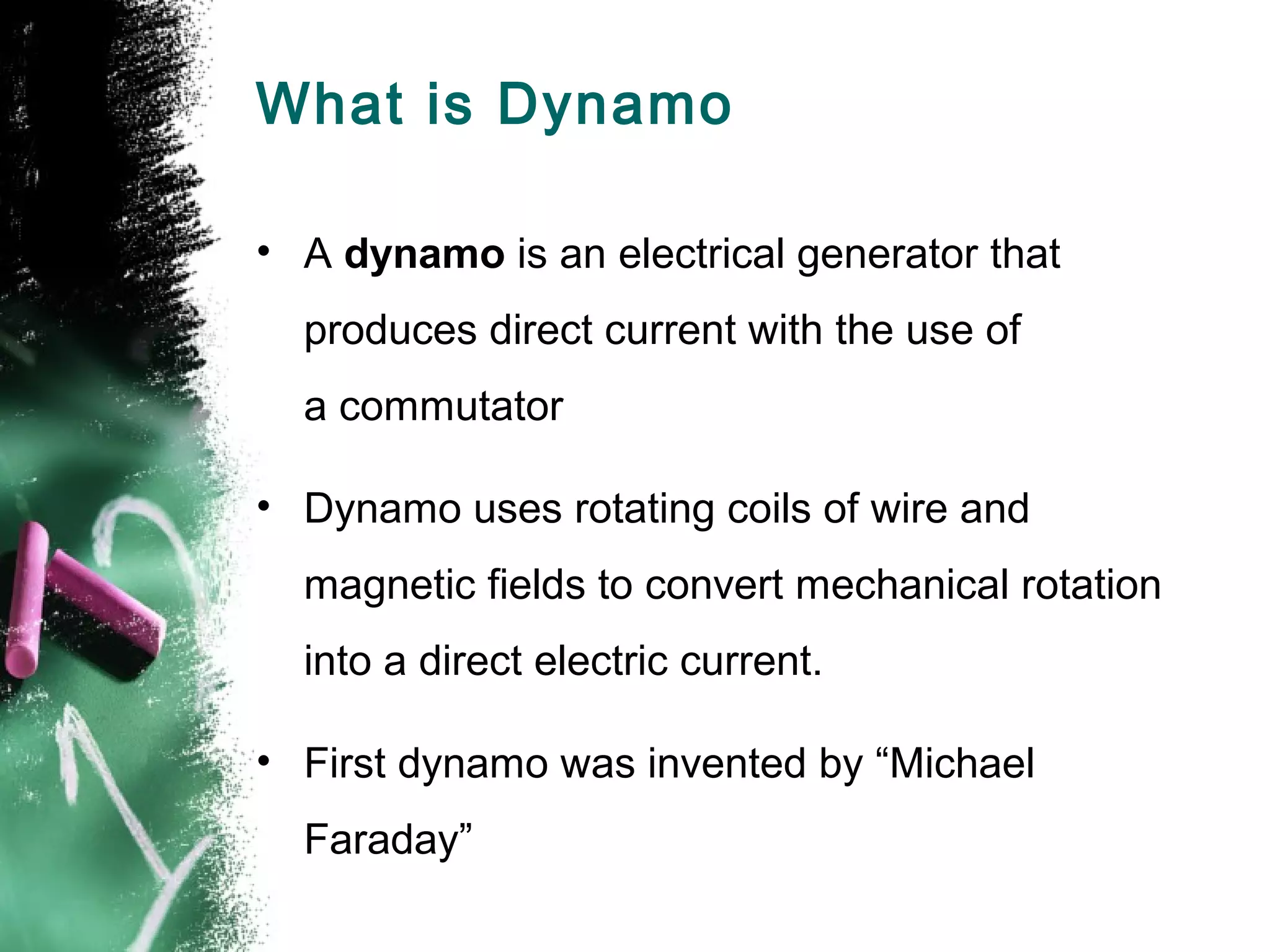 Dynamo & its functions | PPT