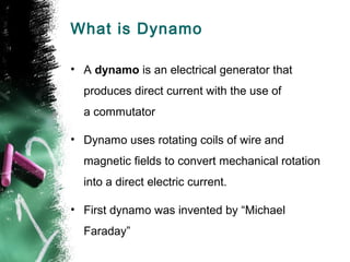 Dynamo & its functions | PPT