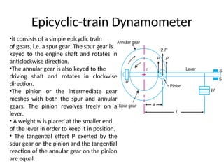 Dynamometer final for engineering students | PPT