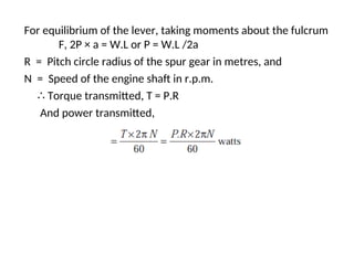 Dynamometer final for engineering students | PPT