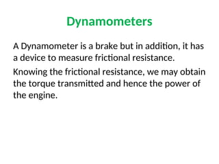 Dynamometer final for engineering students | PPT