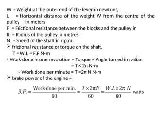 Dynamometer final for engineering students | PPT