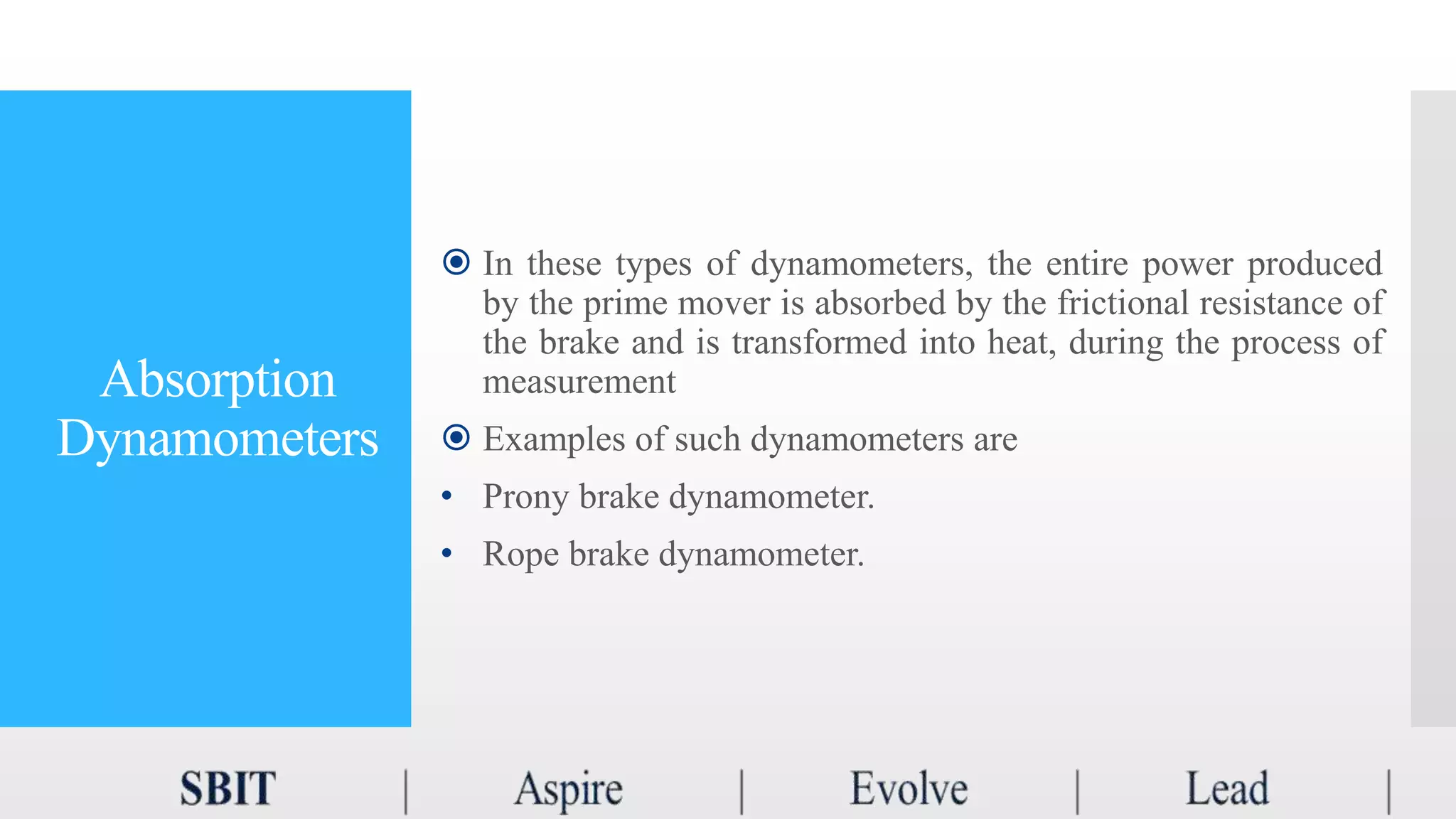 PPT On Dynamometers | PPTX