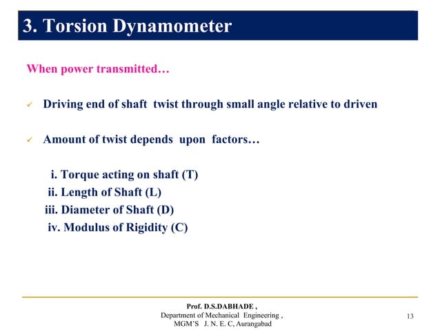 Dynamometers | PPT