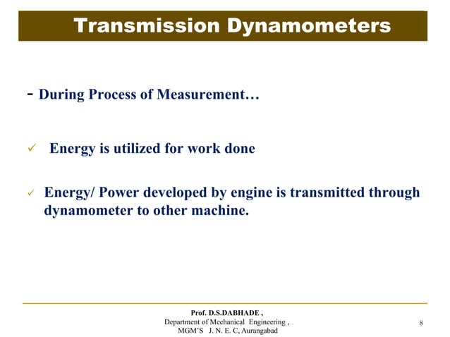 Dynamometers | PPT