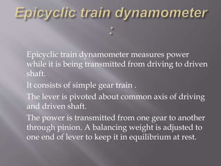 Dynamometers | PPTX